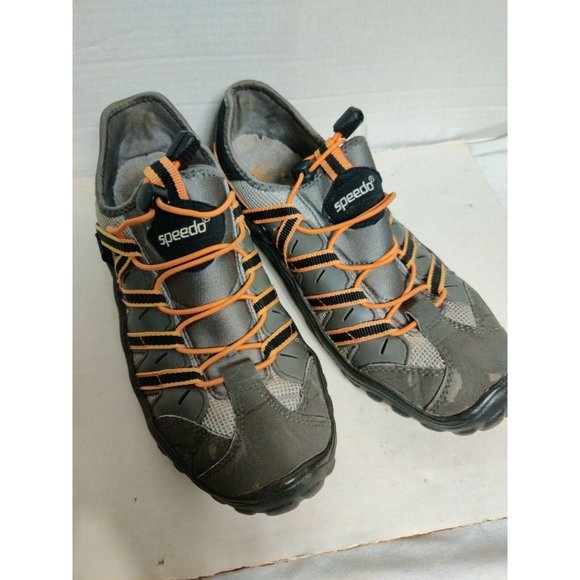 Speedo | Shoes | Speedo Womens Sz 9 Sport Water Shoes Gray Orange ...